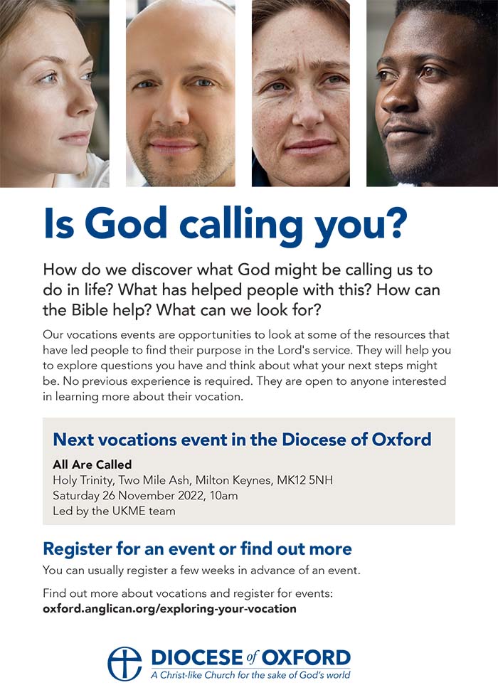 Exploring your vocation - Diocese of Oxford
